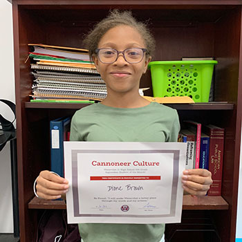 “Cannoneer Culture” recognition moves into second year - Watervliet ...