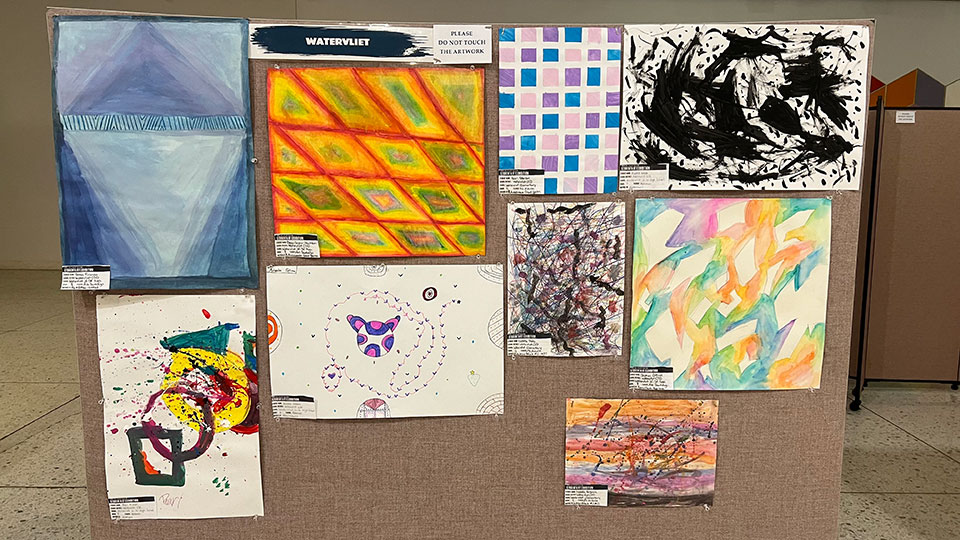 Watervliet K-8 artwork represented in Empire State Plaza Art Show ...