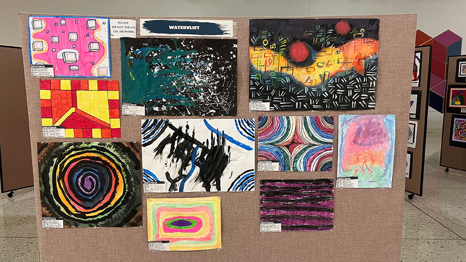 Watervliet K-8 artwork represented in Empire State Plaza Art Show ...