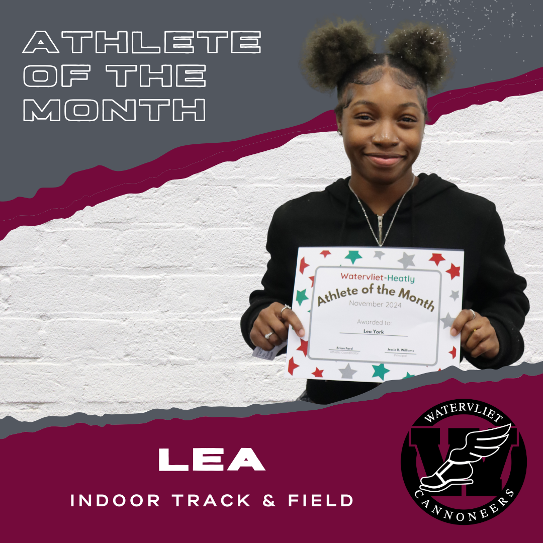 Student Athletes of the Month – November 2024 - Watervliet City School ...