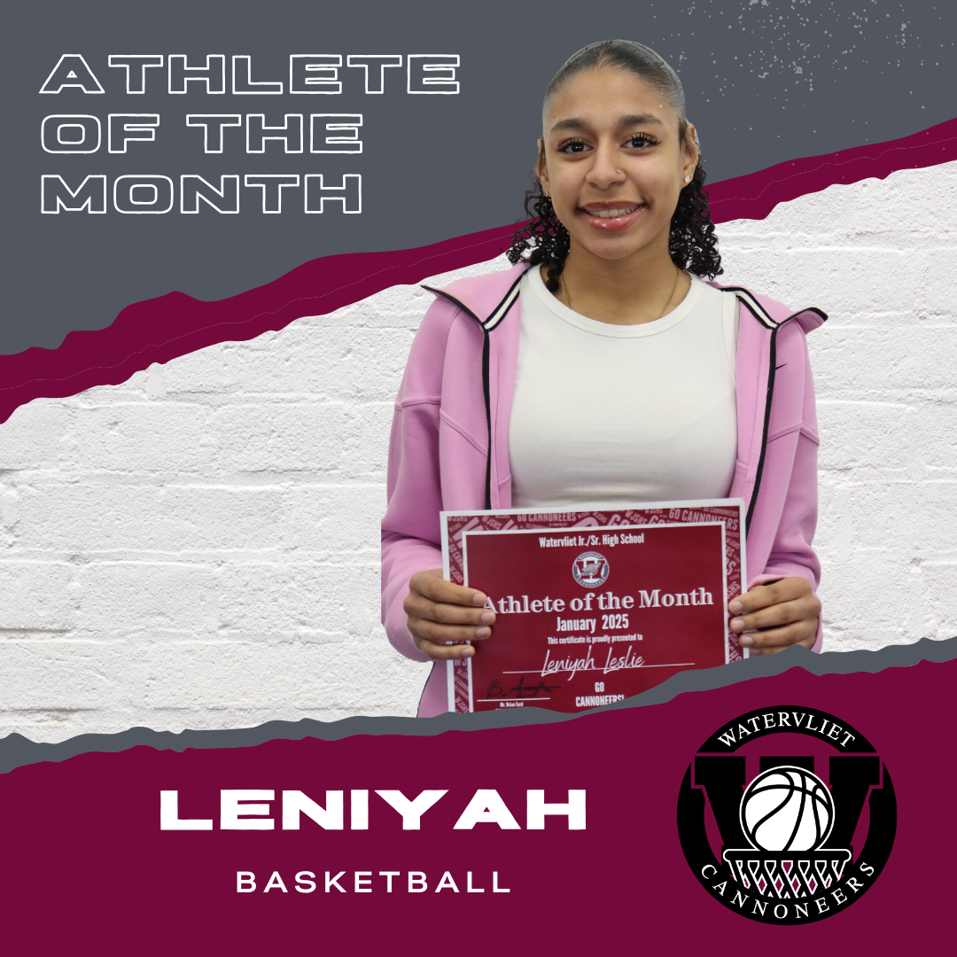 Student Athletes of the Month – January 2025 - Watervliet City School ...