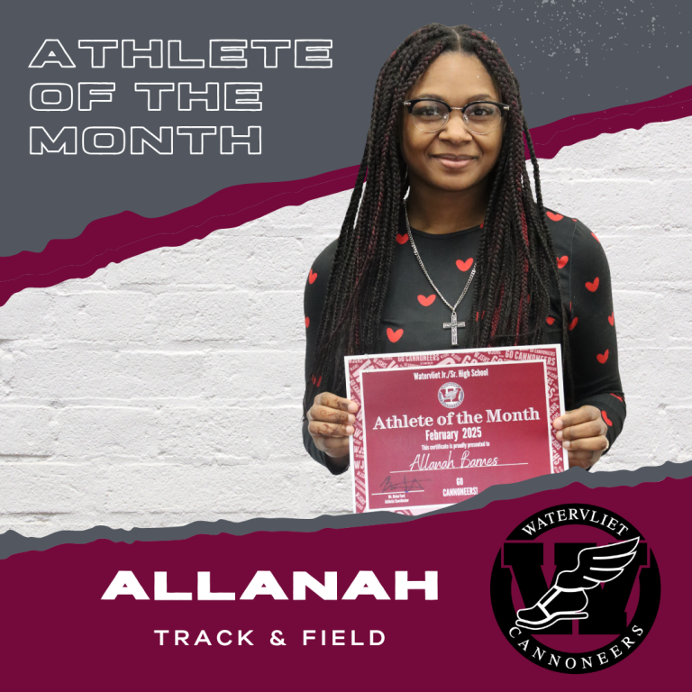 Student Athletes of the Month – February 2025 - Watervliet City School ...